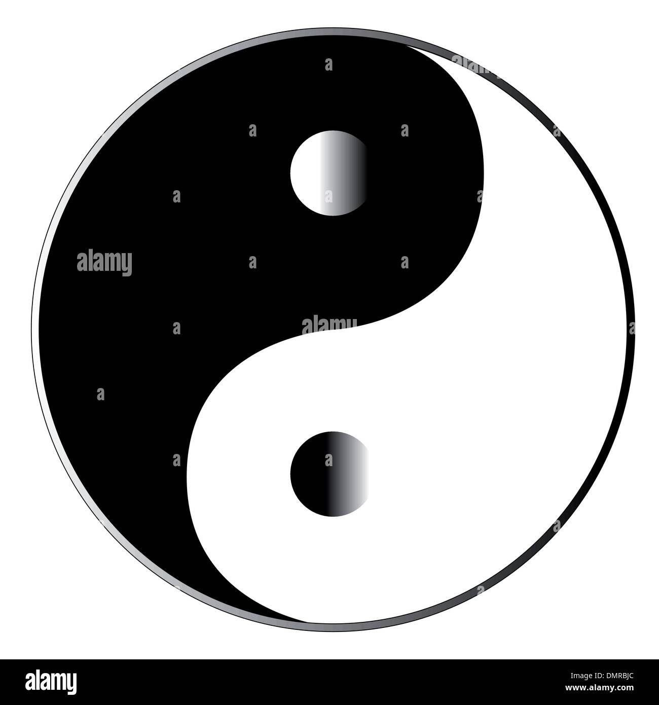 Yin yang vectors hi-res stock photography and images - Alamy