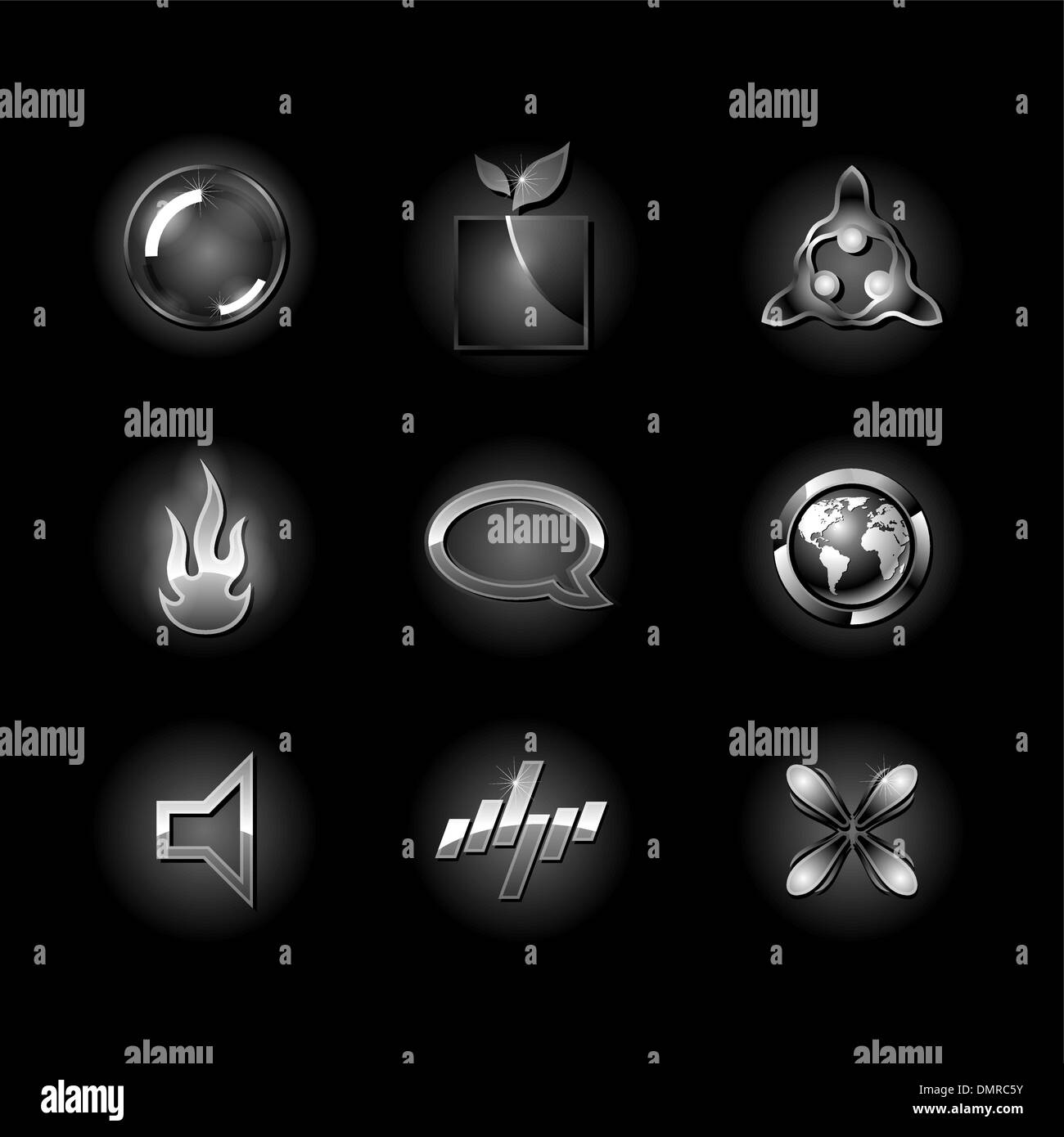 Black design elements Stock Vector Image & Art - Alamy