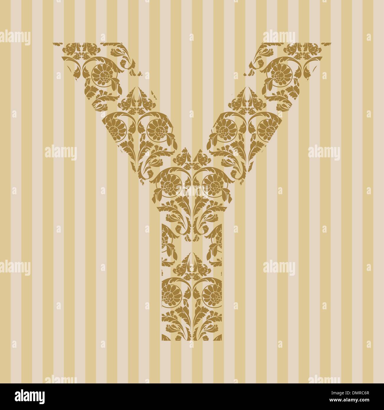 Y font Stock Vector Images - Alamy