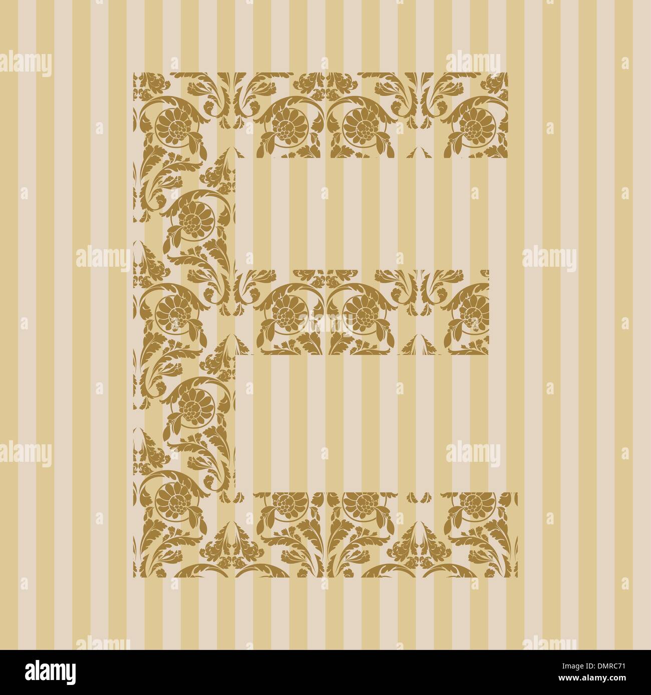 Luxury letter e hi-res stock photography and images - Alamy