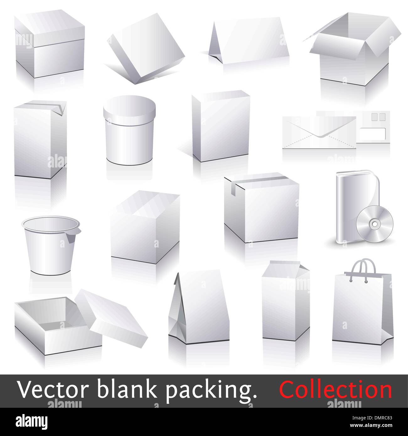 Vector blank packing collection Stock Vector Image & Art - Alamy