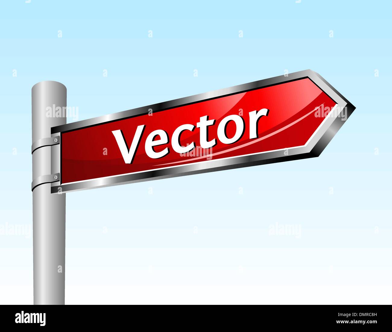 Arrow road sign. Vector Stock Vector Image & Art - Alamy