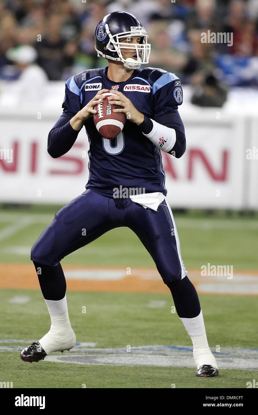 Toronto Argonauts quarterback Cody Pickett throws against the Montreal ...