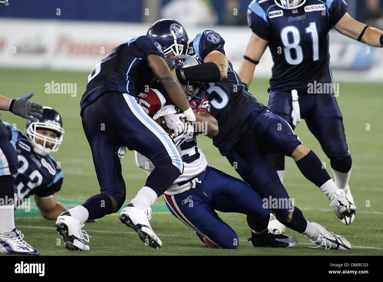 Montreal alouettes quarterback adrian mcpherson hi-res stock ...