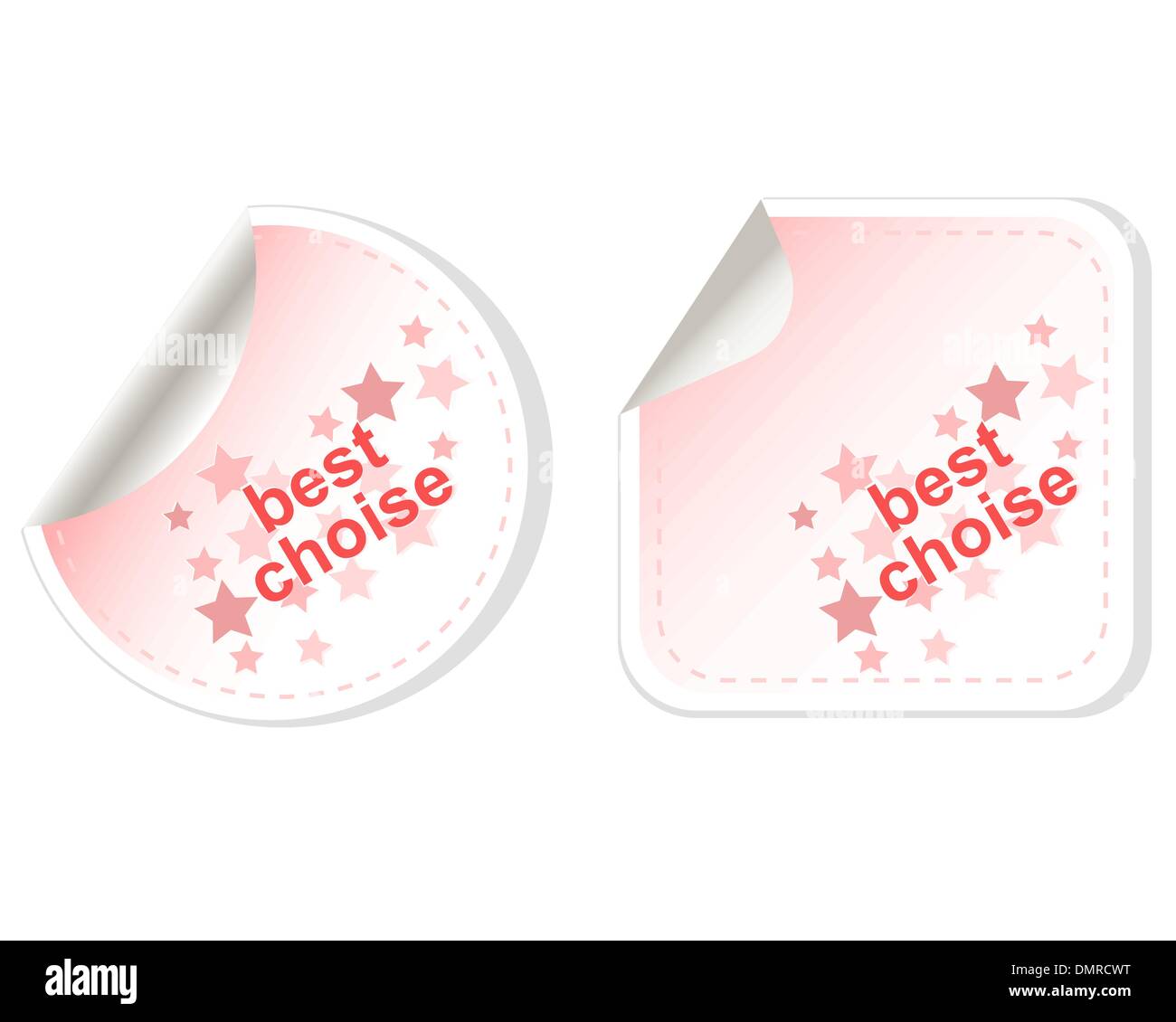 Best choice ligth red vector stickers Stock Vector Image & Art - Alamy
