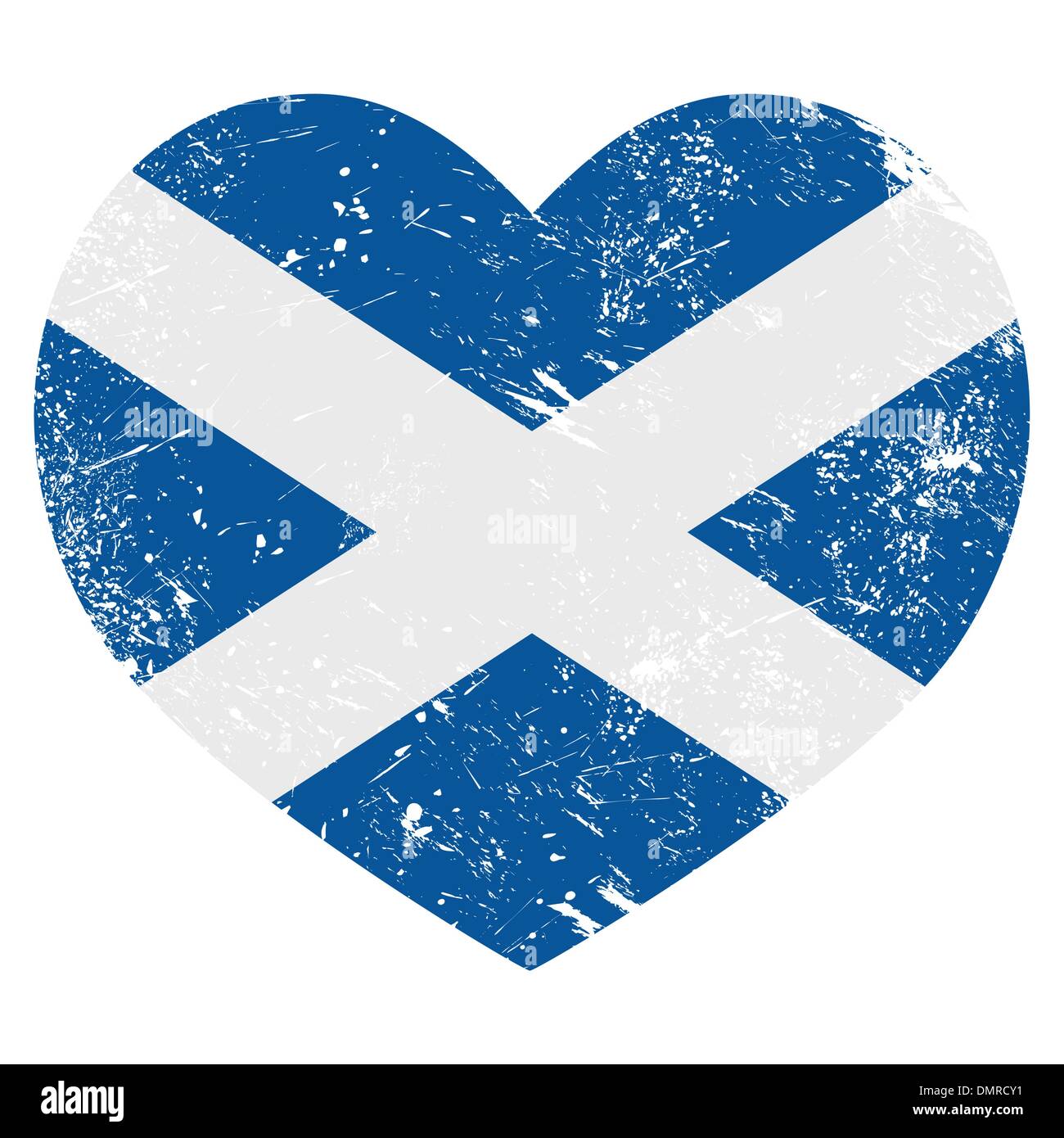 Scotland retro heart flag Stock Vector Image & Art - Alamy