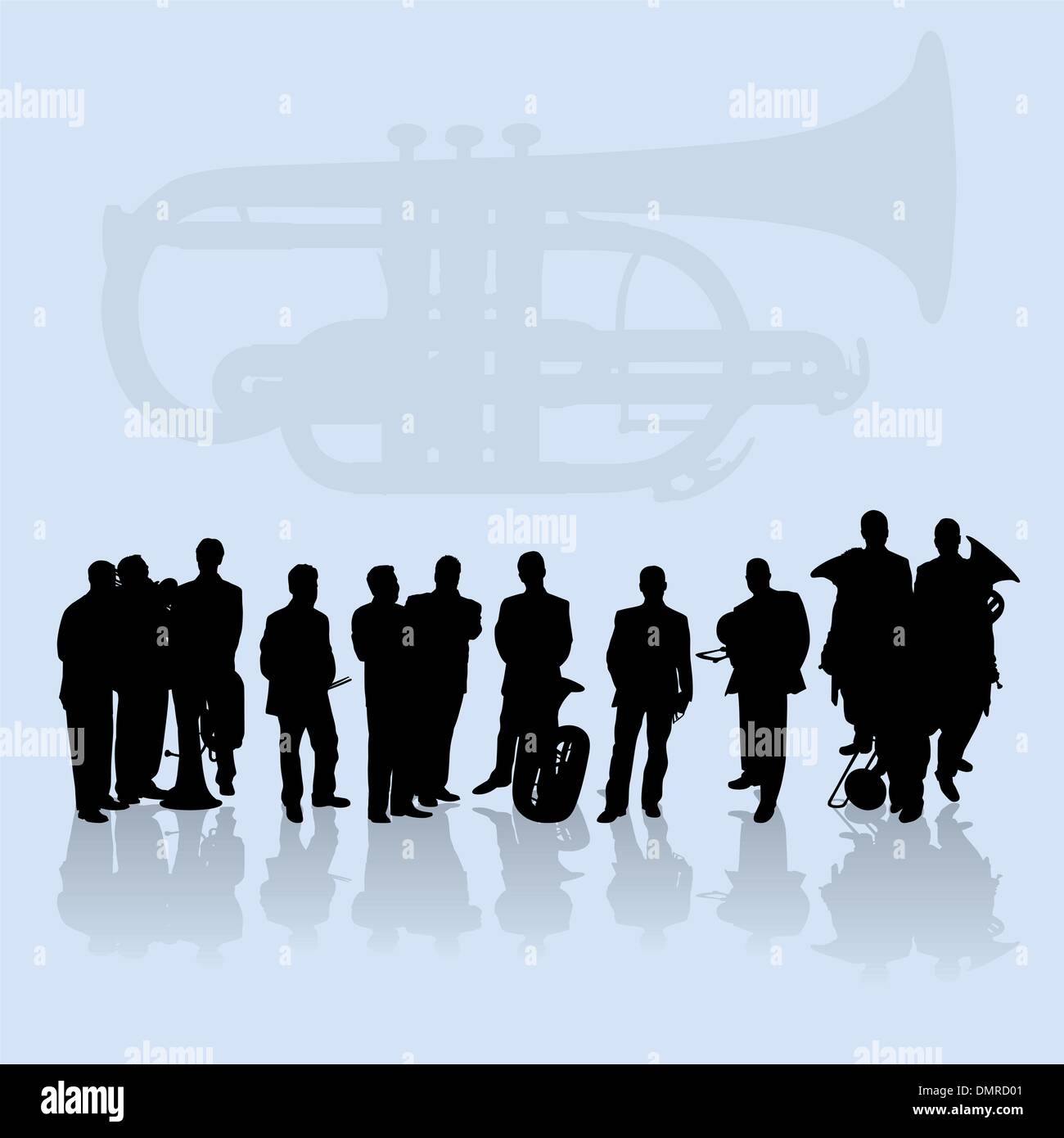 All brass band Stock Vector Images - Alamy