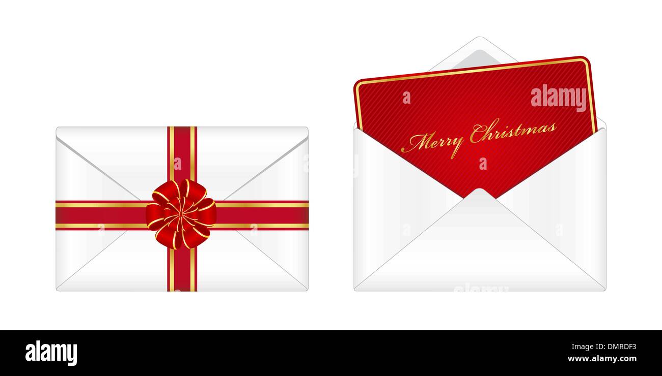 Golden envelope Stock Vector Images - Alamy