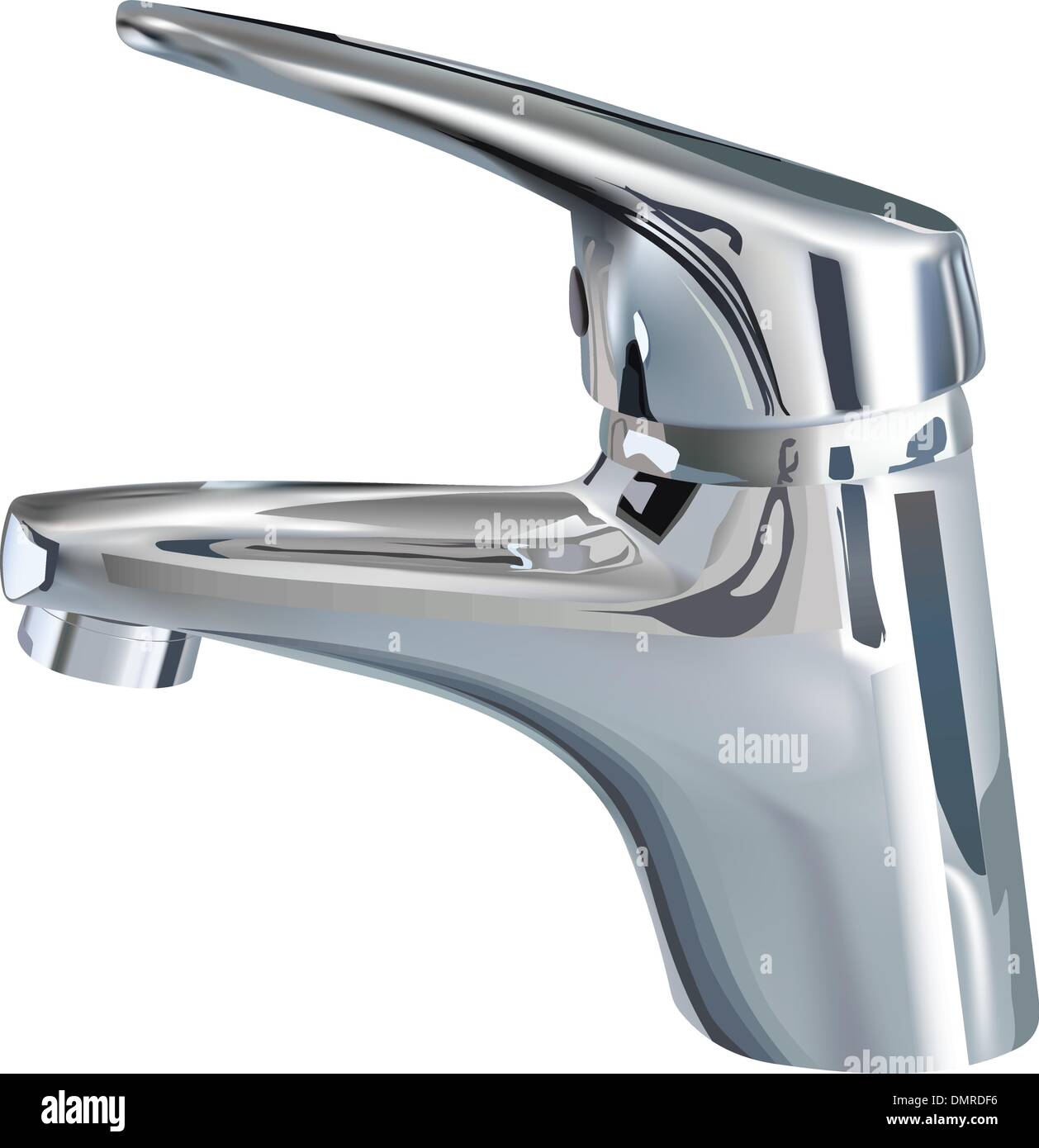 Metallic water tap Stock Vector Images - Alamy