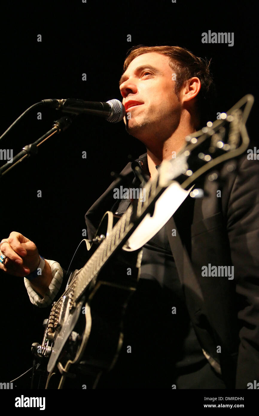 The American Rock band The Airborne Toxic Event's lead singer Mikel ...