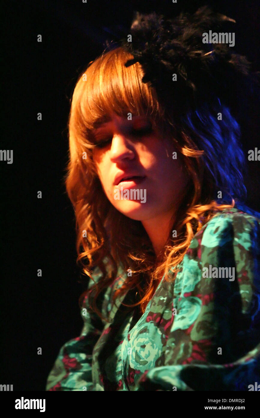 The American Rock band The Airborne Toxic Event's Anna Bulbrook ...