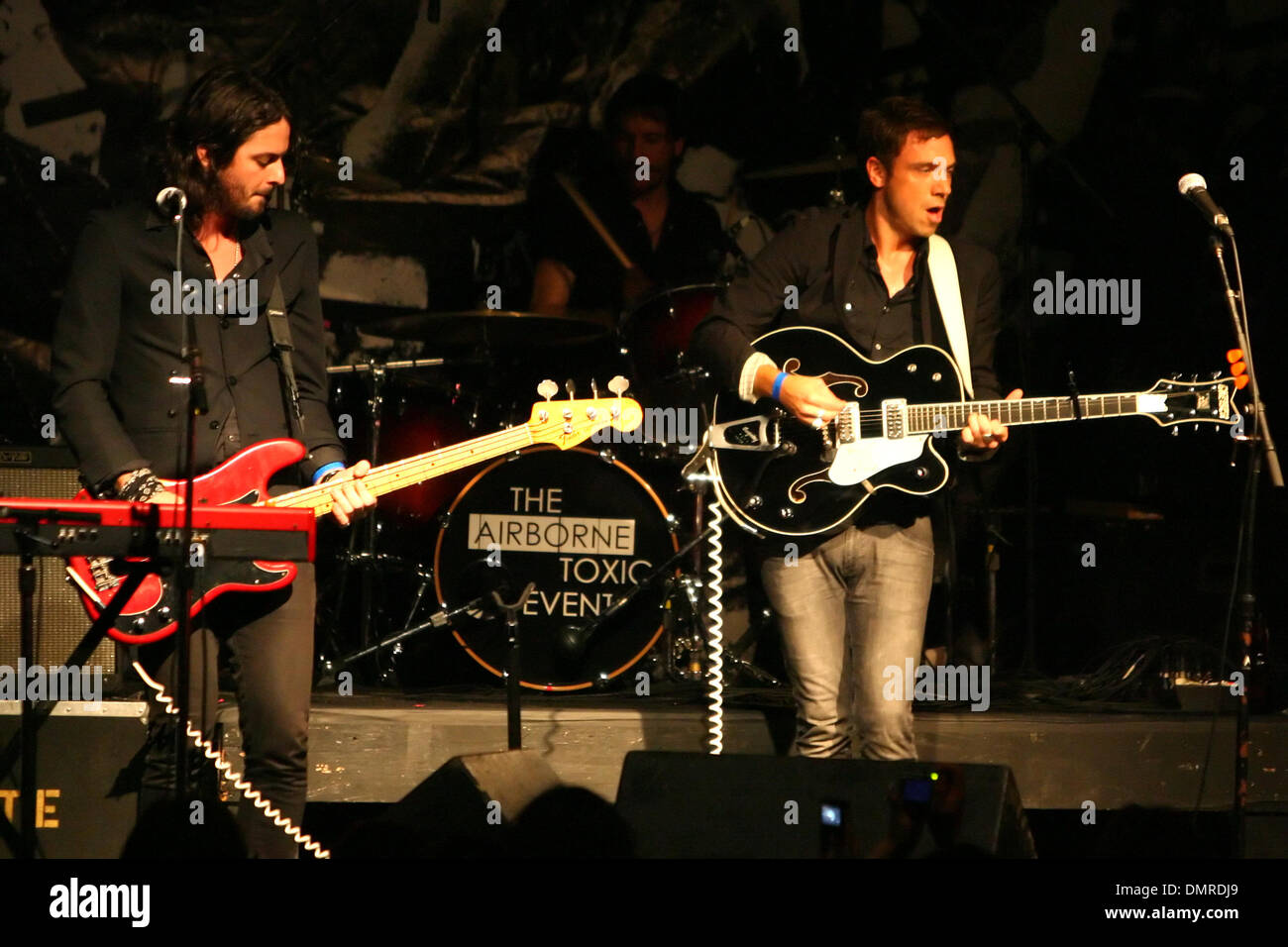 American Rock band The Airborne Toxic Event performs on stage at the ...