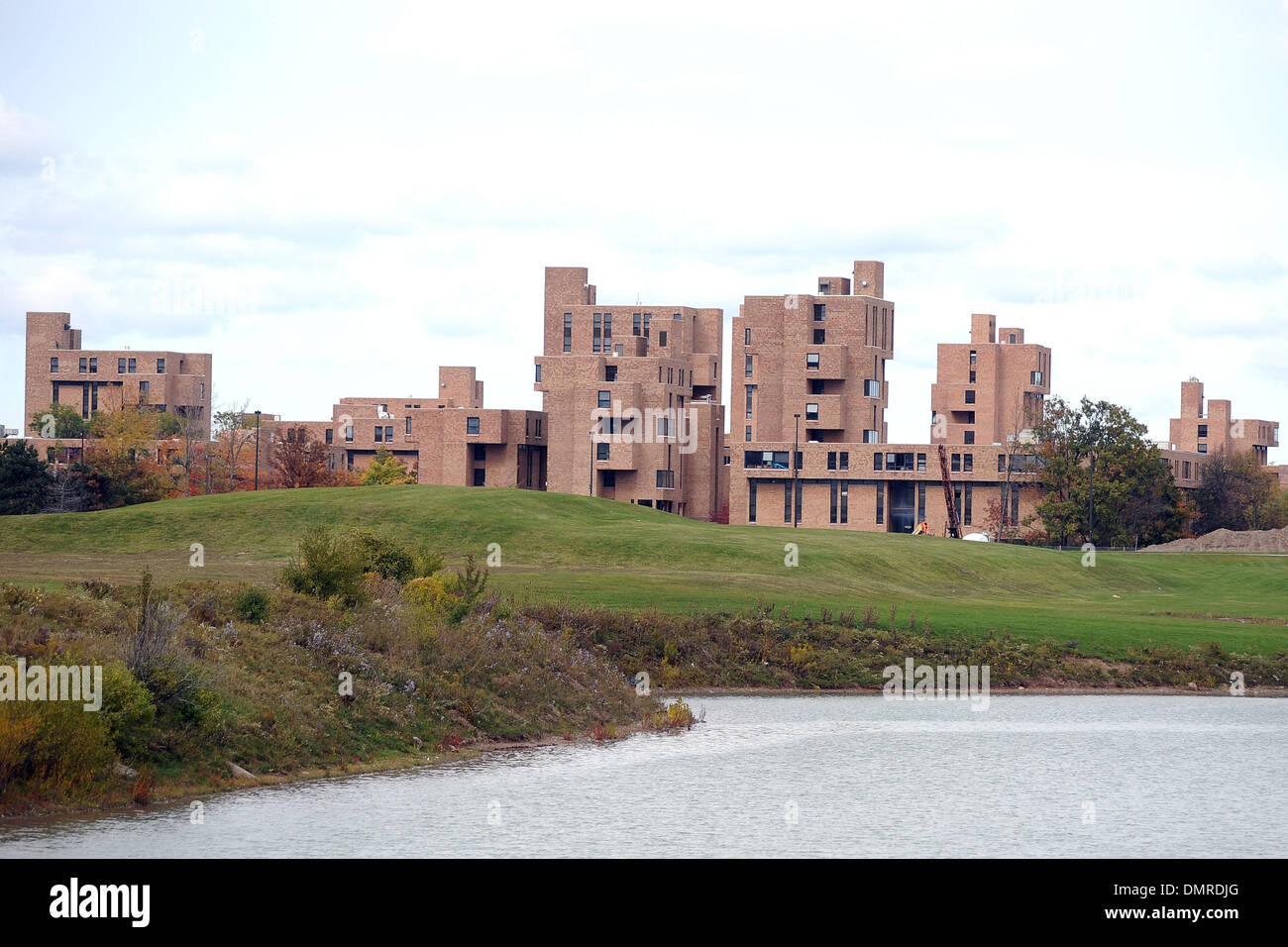 The Ellicott Complex on the north campus of the University of Buffalo ...