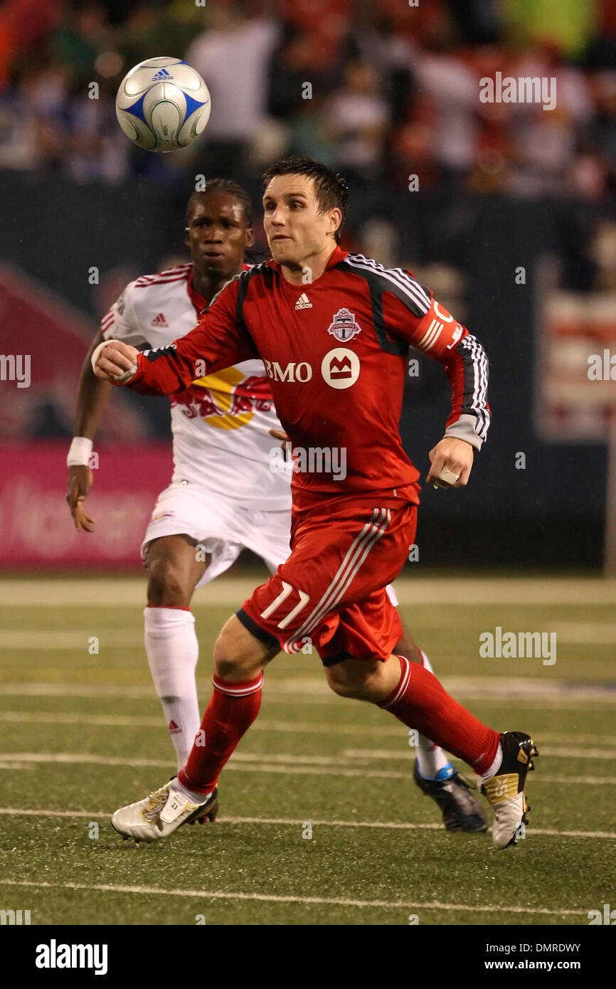 Toronto FC #11 captain Jim Brennan. The New York Red Bulls defeated ...