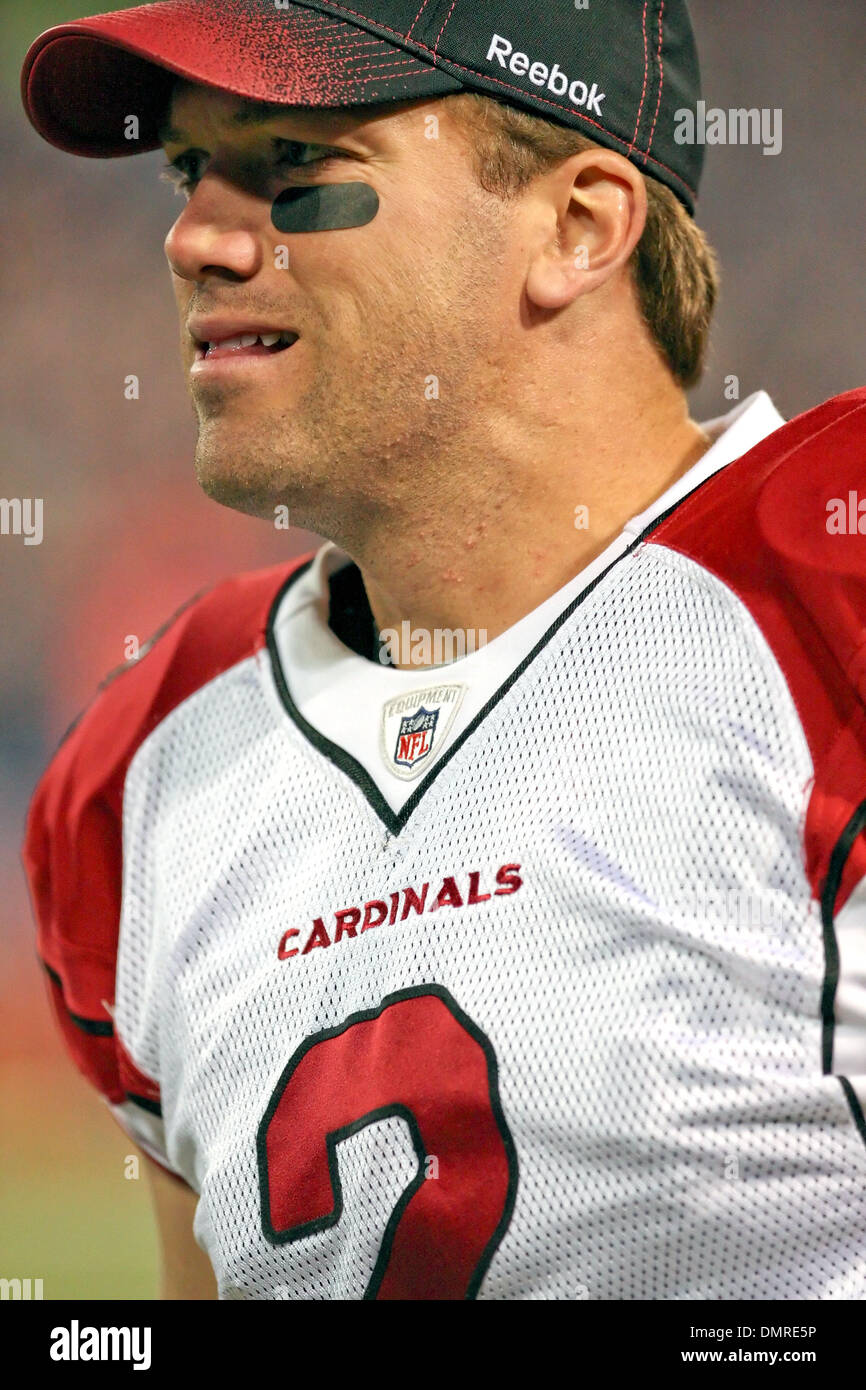 25 October 2009: Arizona Cardinals #2 quarter back Brian St Pierre on ...