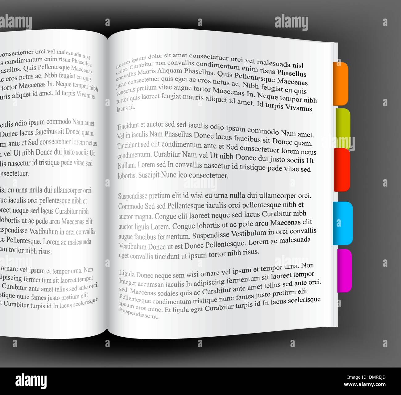 Colorful book cover page Stock Vector Images - Alamy