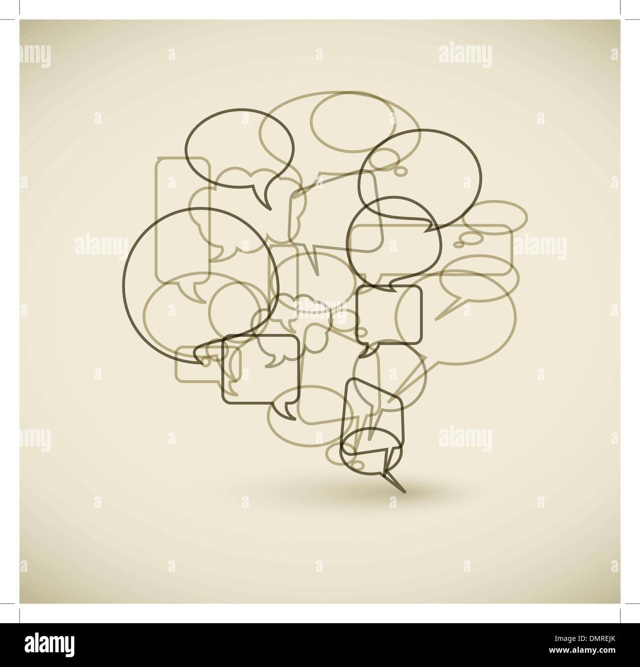 Pencil bubbles text Stock Vector Images - Alamy