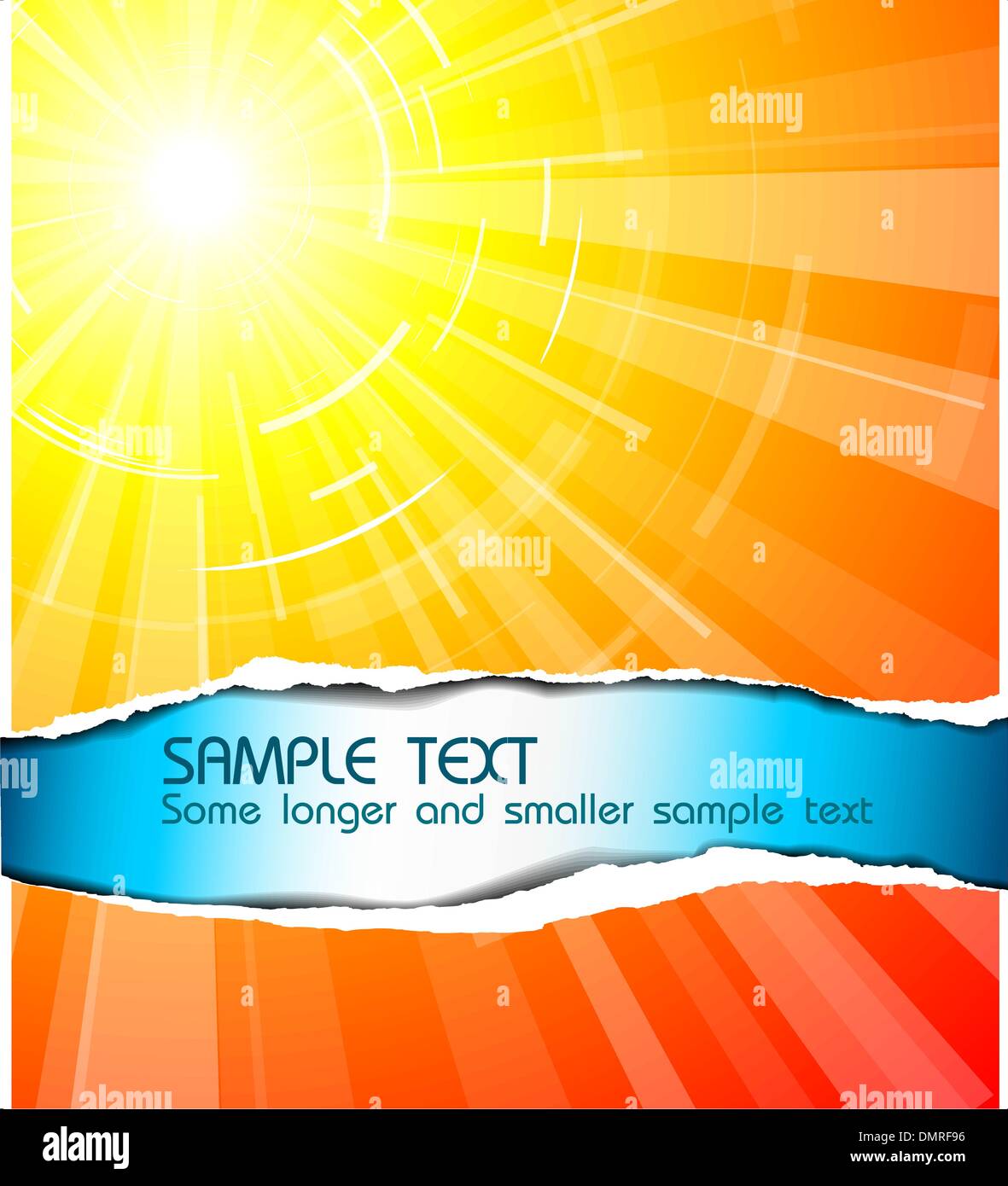 Sun behind cover Stock Vector Images - Alamy