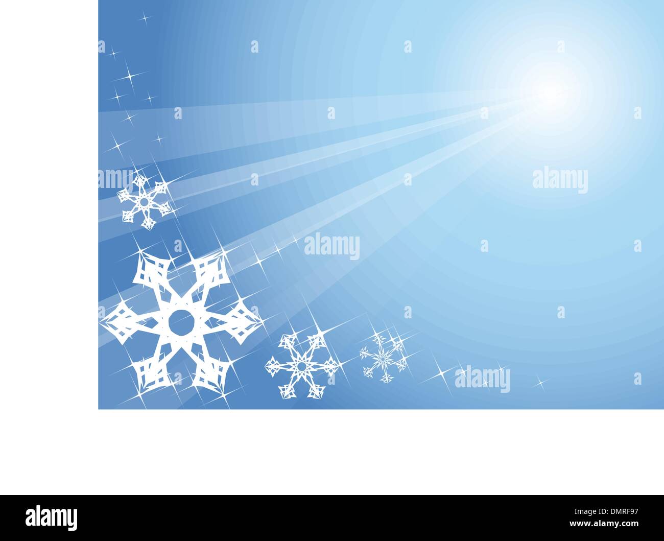 Christmas background with white snowflakes Stock Vector Image & Art - Alamy