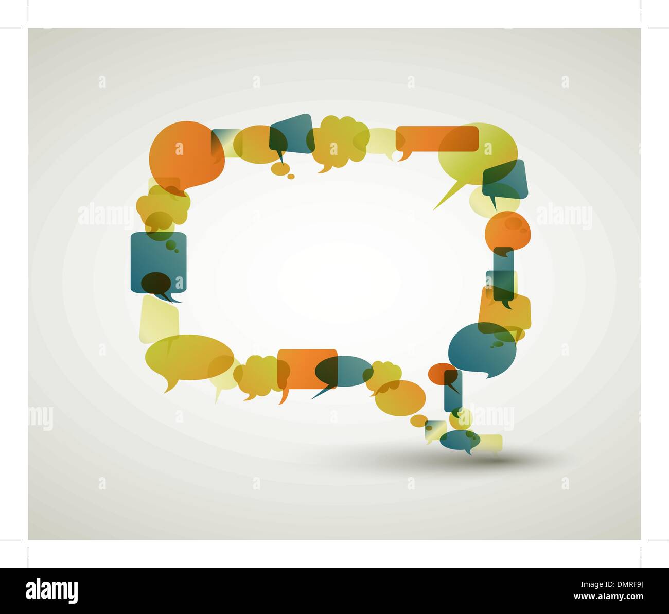 Big empty speech bubble Stock Vector Image & Art - Alamy