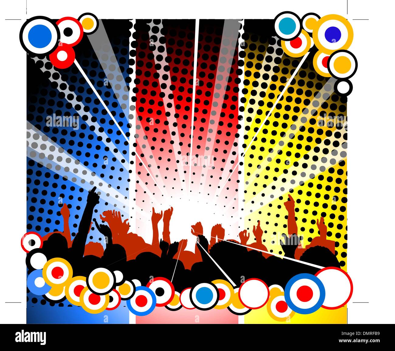 People at the concert Stock Vector Image & Art - Alamy