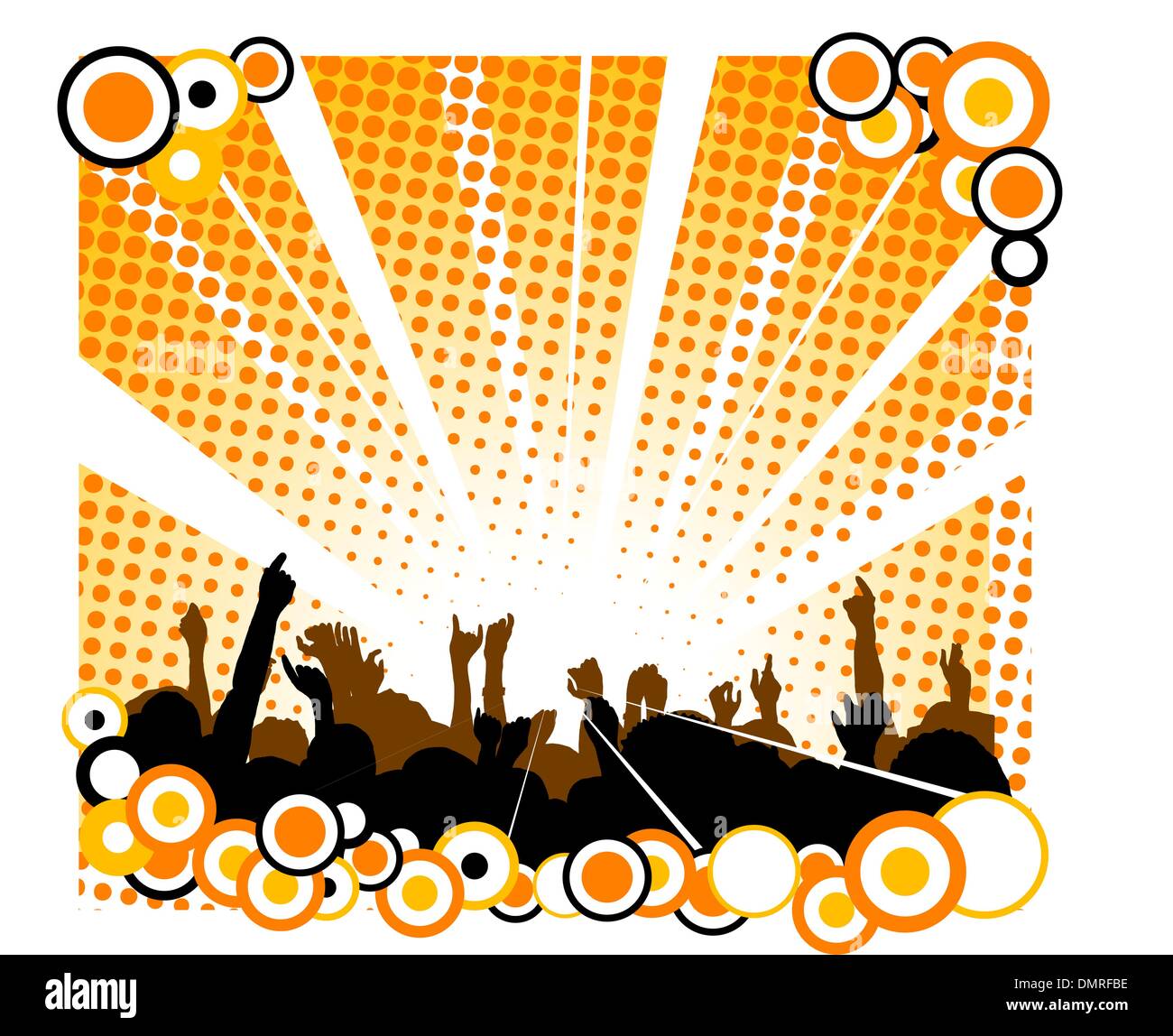 Retro concert poster Cut Out Stock Images & Pictures - Alamy