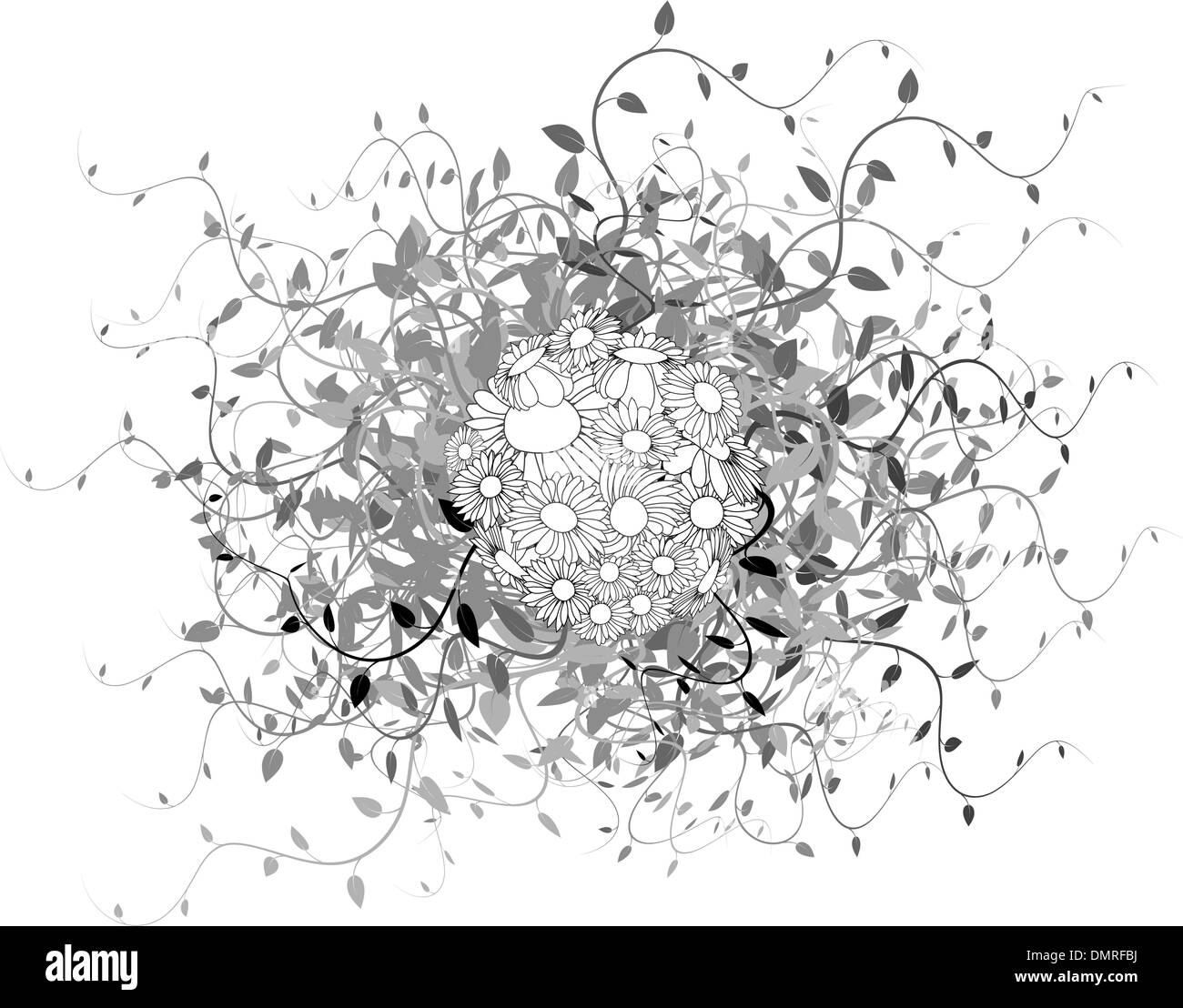 Spring floral sphere Stock Vector Image & Art - Alamy