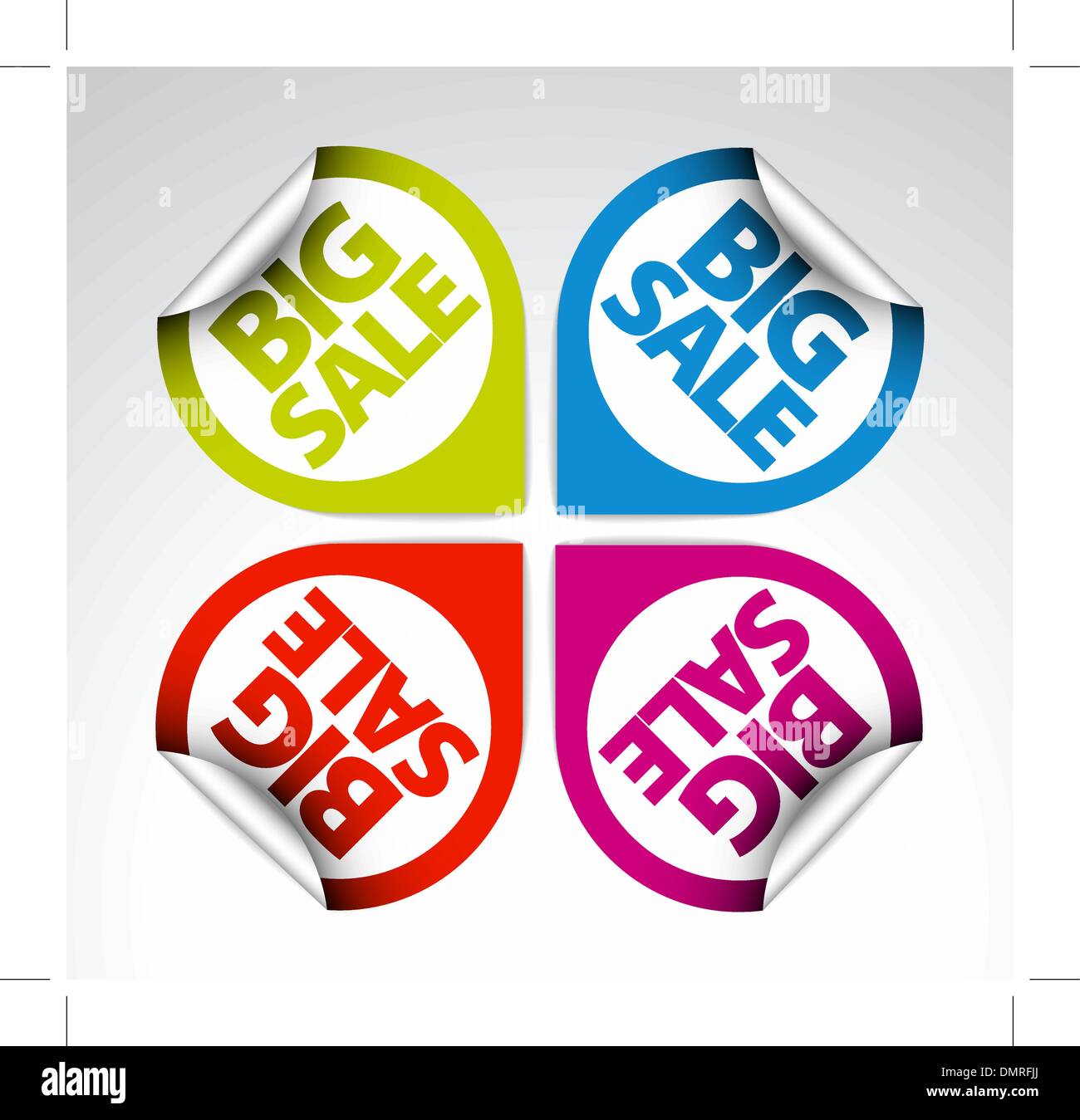 Colorful Round Labels / stickers Stock Vector Image & Art - Alamy