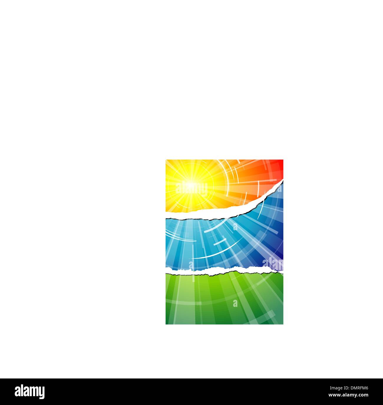 Summer wall shadow Stock Vector Images - Alamy