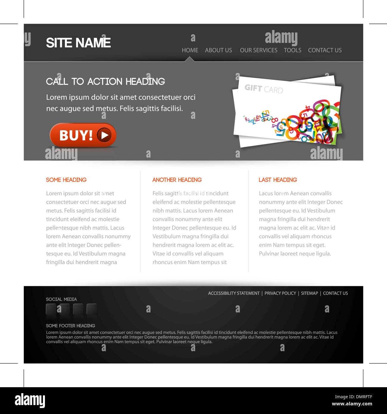 Modern website header hi-res stock photography and images - Alamy