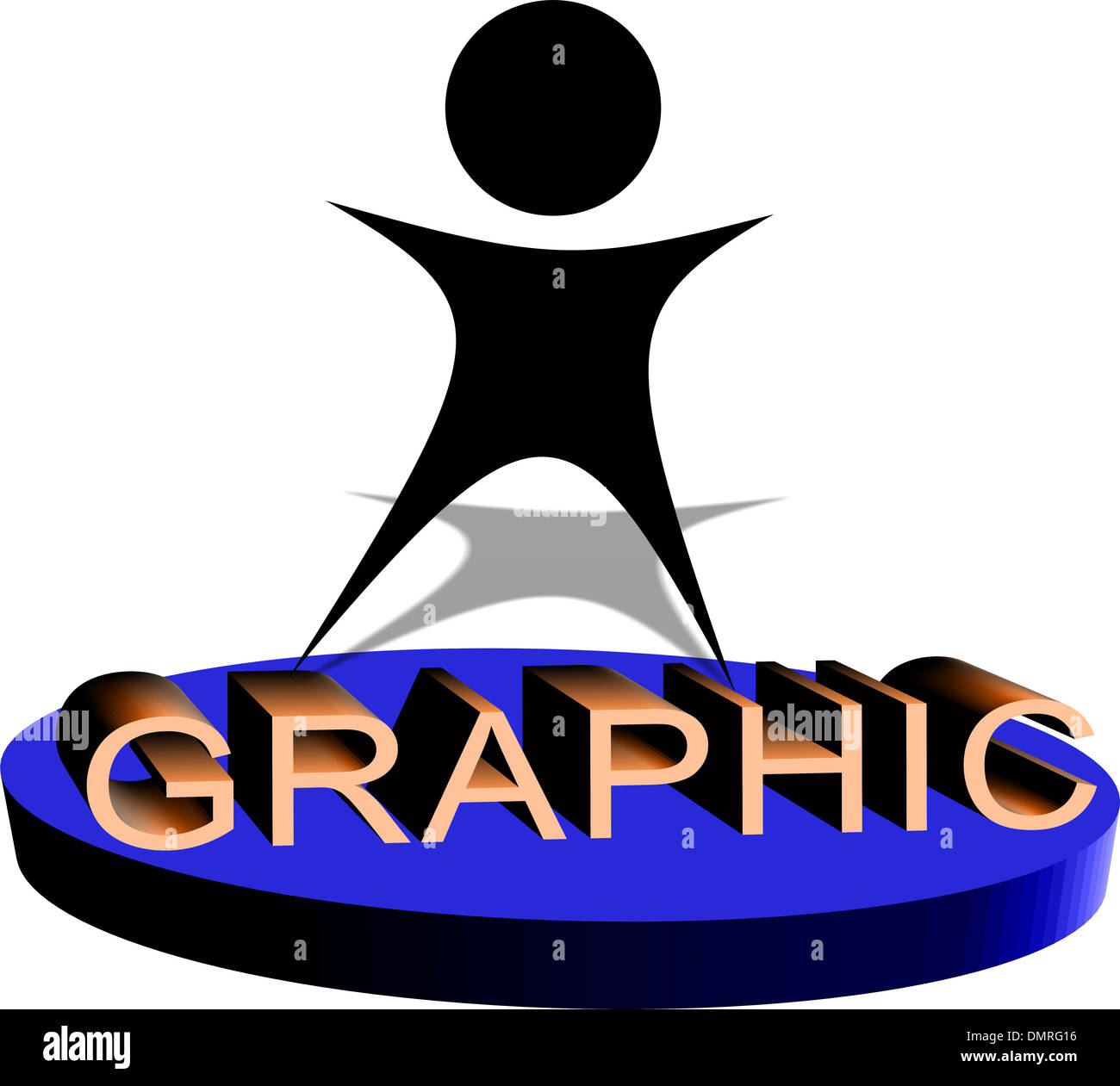 Vector Stick Man Graphic Design Stock Photo - Alamy