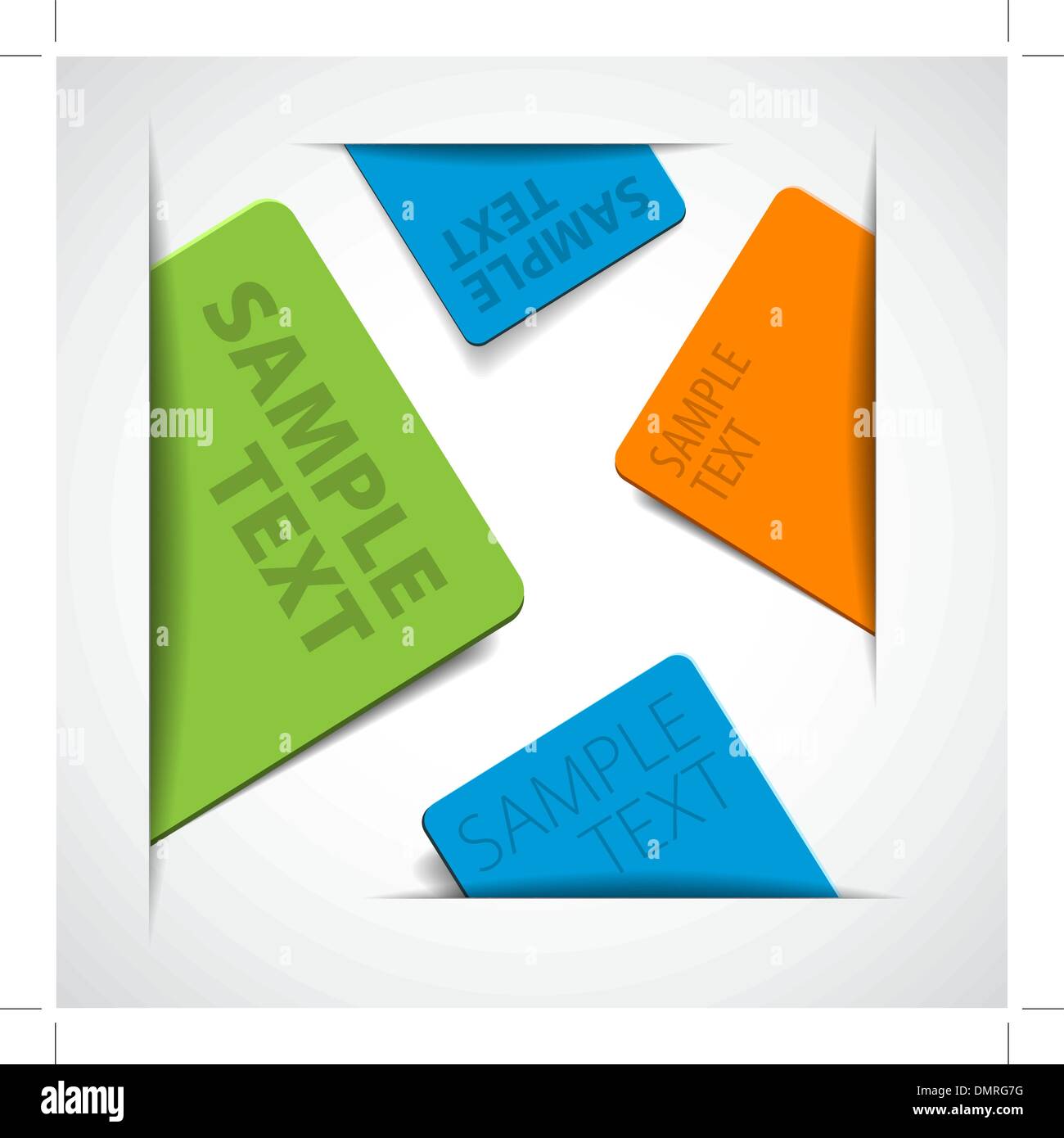 Paper greeting cards Stock Vector Images - Alamy