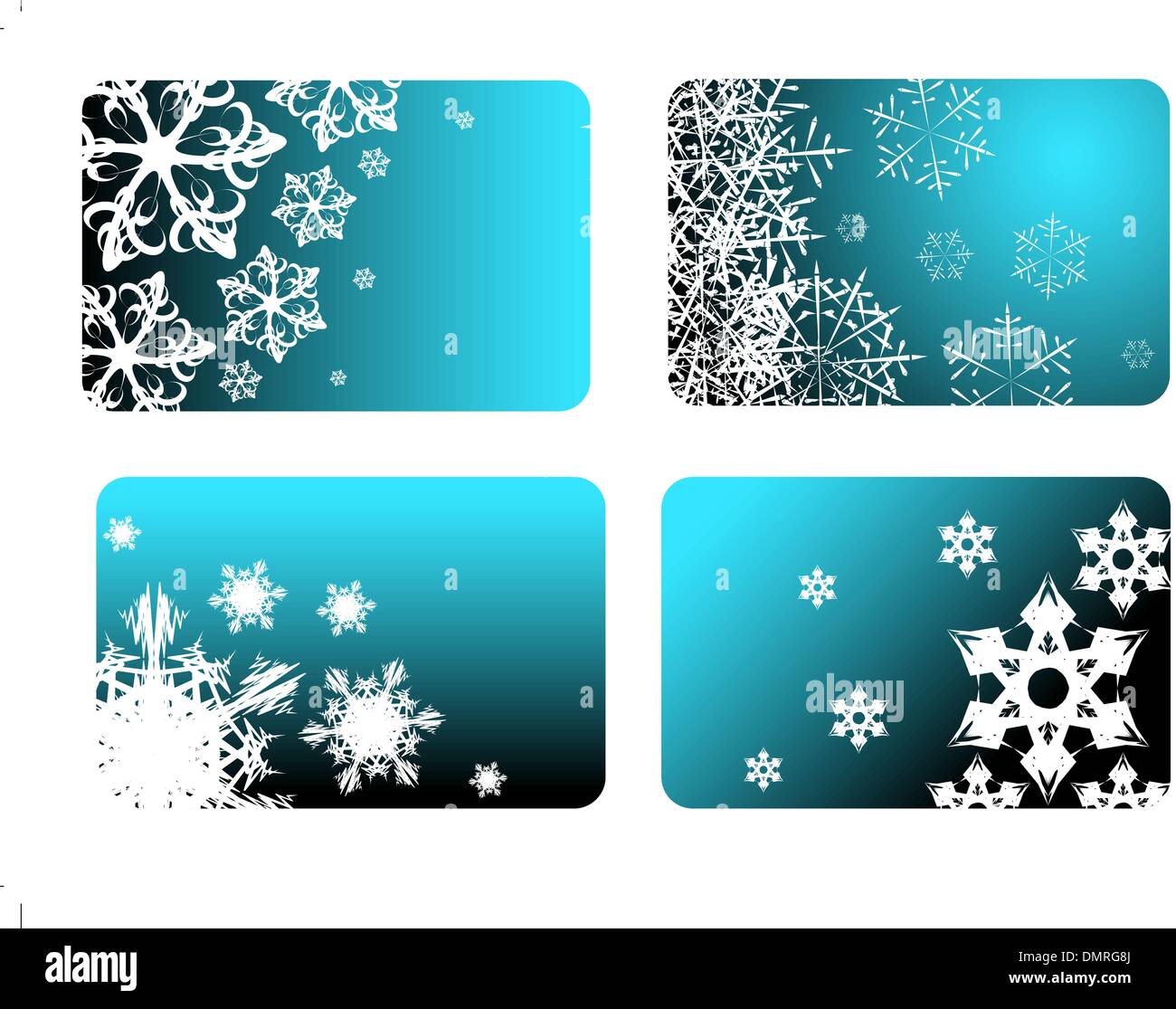 Blue christmas cards Stock Vector Image & Art - Alamy