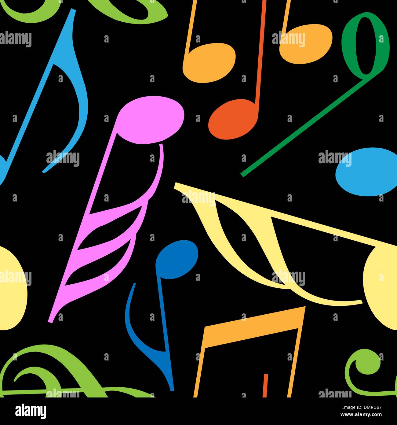 Endless music pattern Stock Vector Image & Art - Alamy