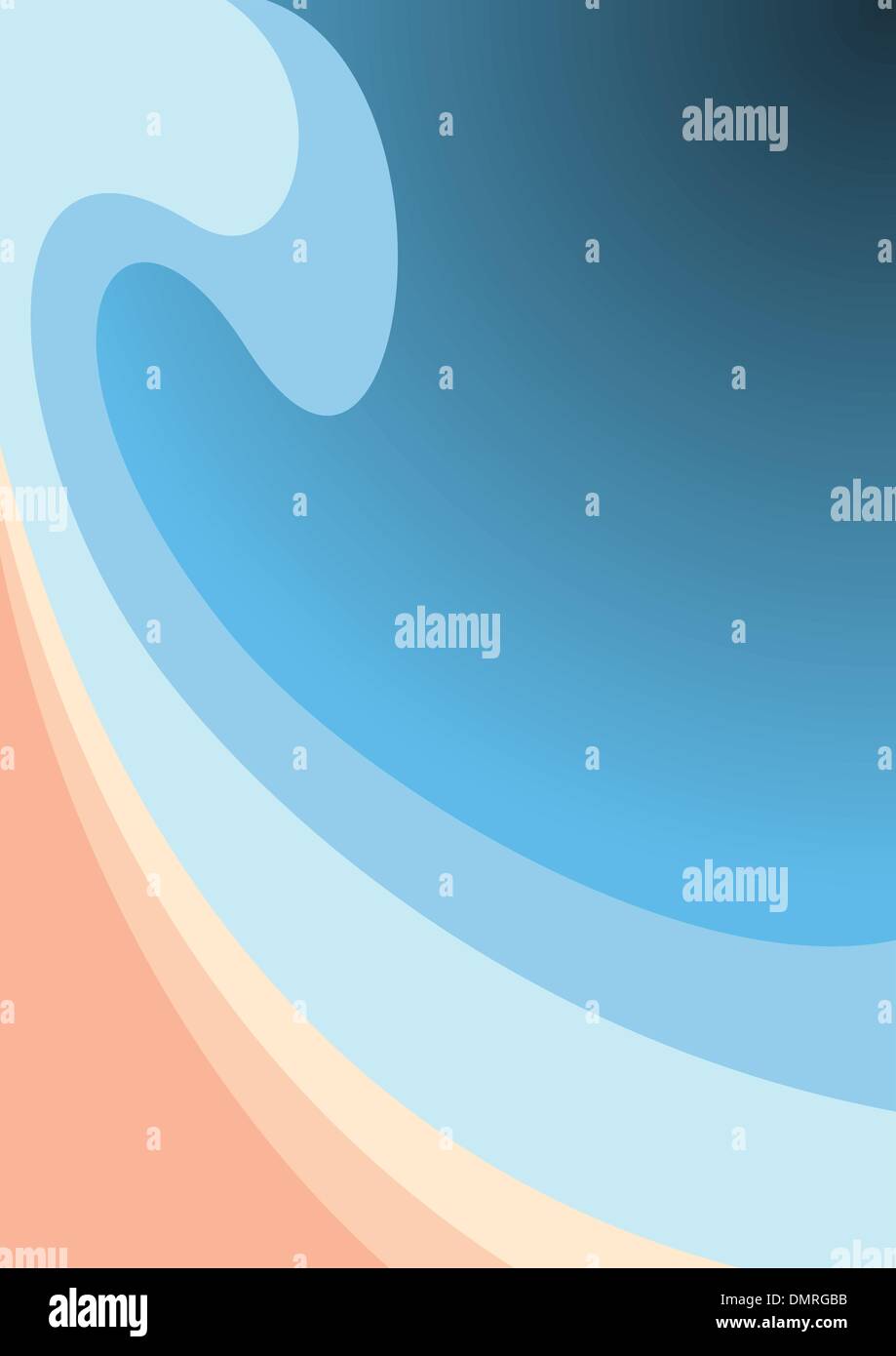 Abstract wave background Stock Vector Image & Art - Alamy