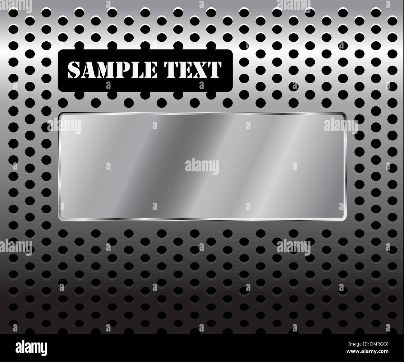 Metal texture / pattern with holes Stock Vector Image & Art - Alamy