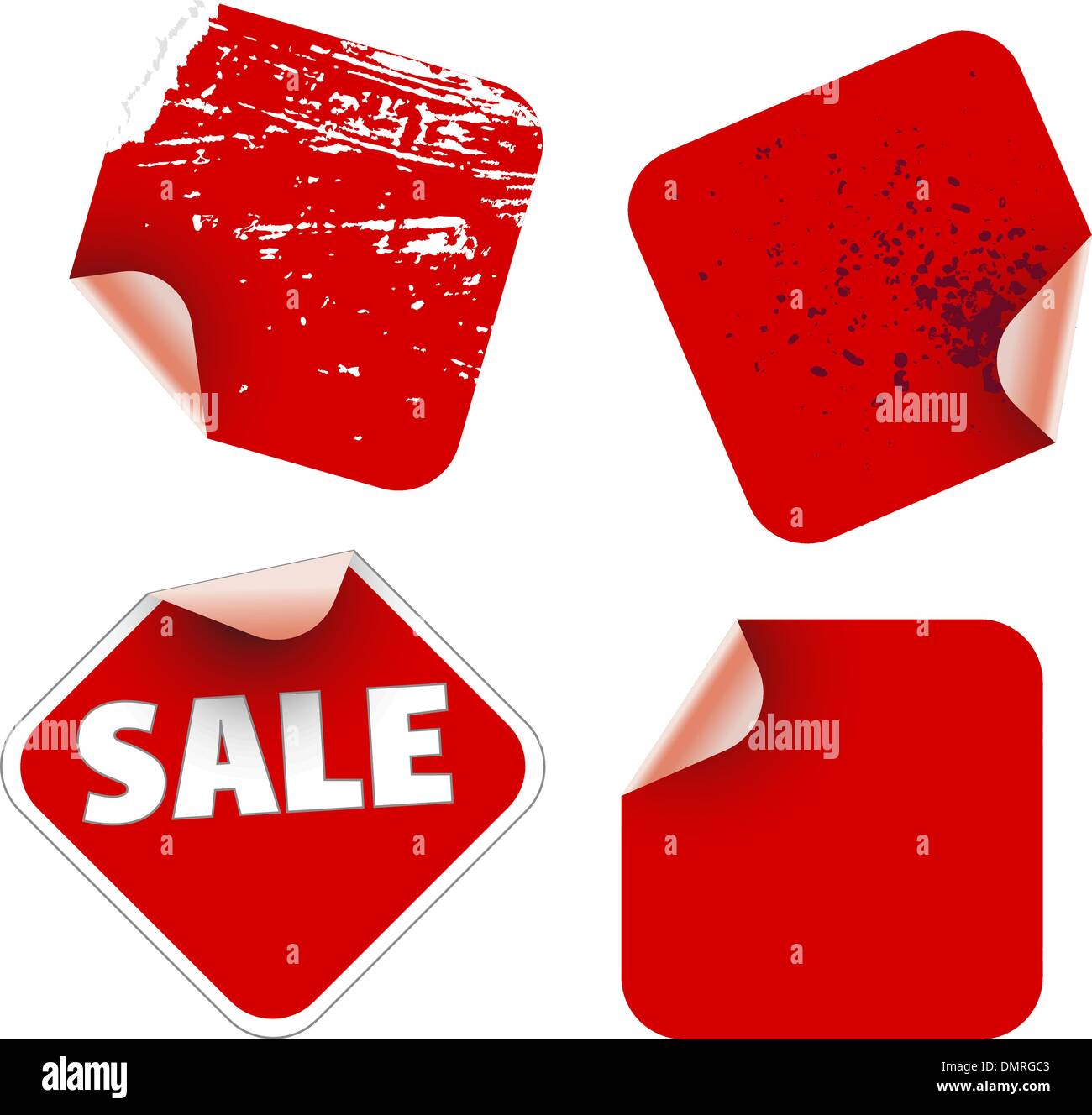 Ink stickers Stock Vector Images - Alamy
