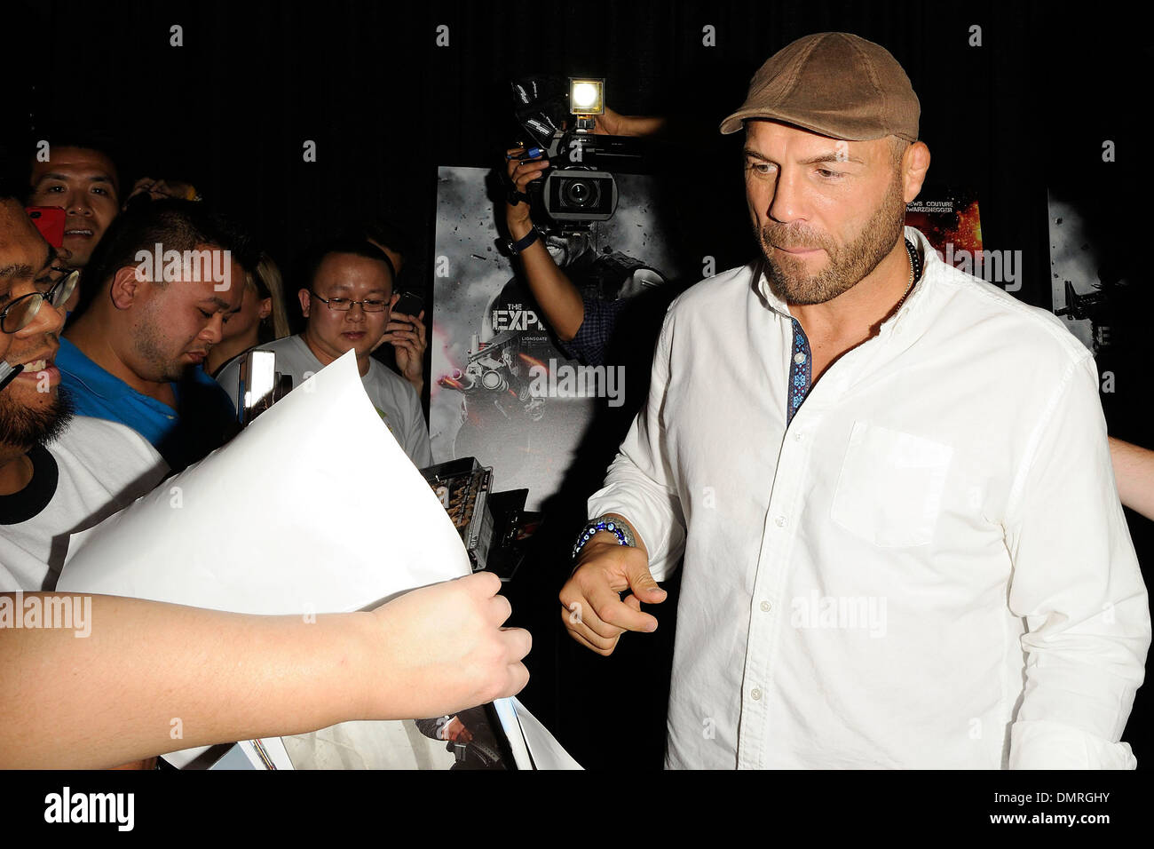 Randy Couture arrival for Canadian Premiere of Expendables 2 at ...