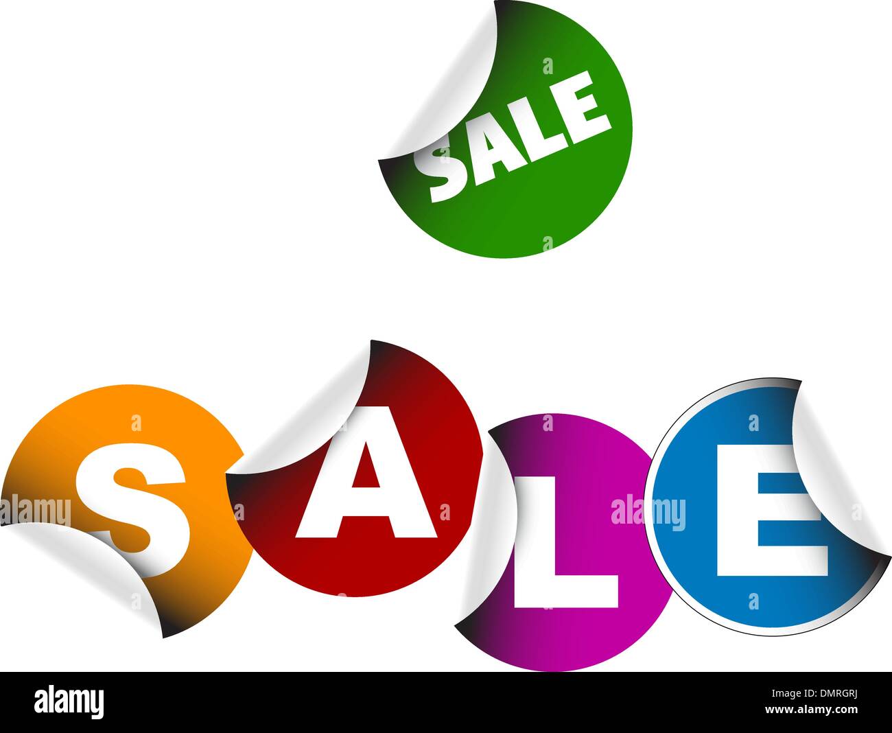 Creative discount labels sale Stock Vector Images - Alamy