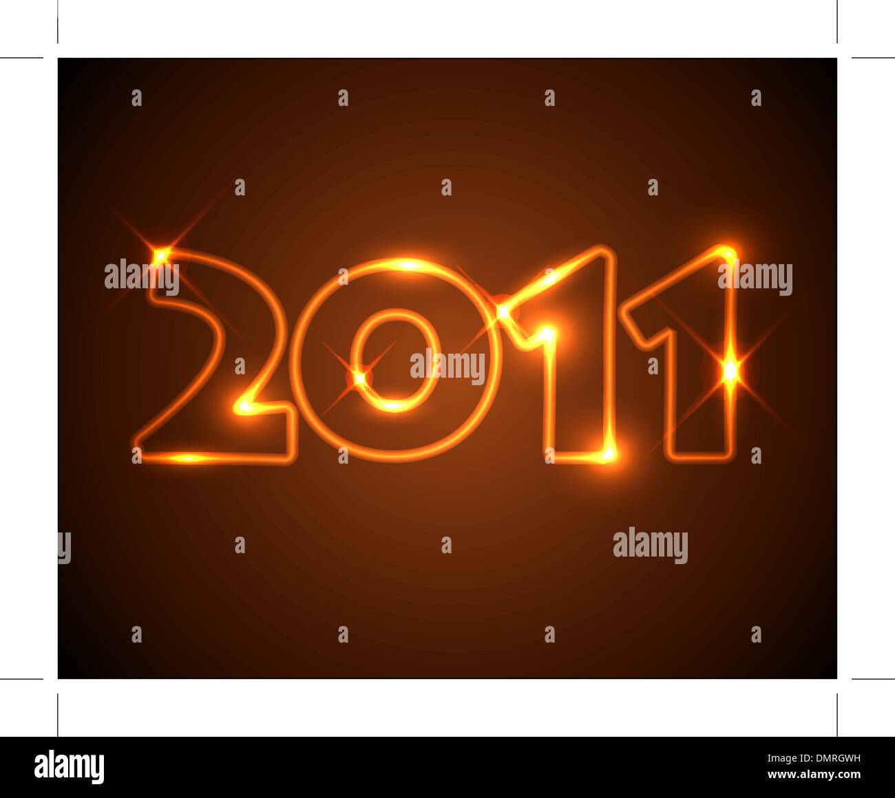 New Years card 2011 Stock Vector Image & Art - Alamy