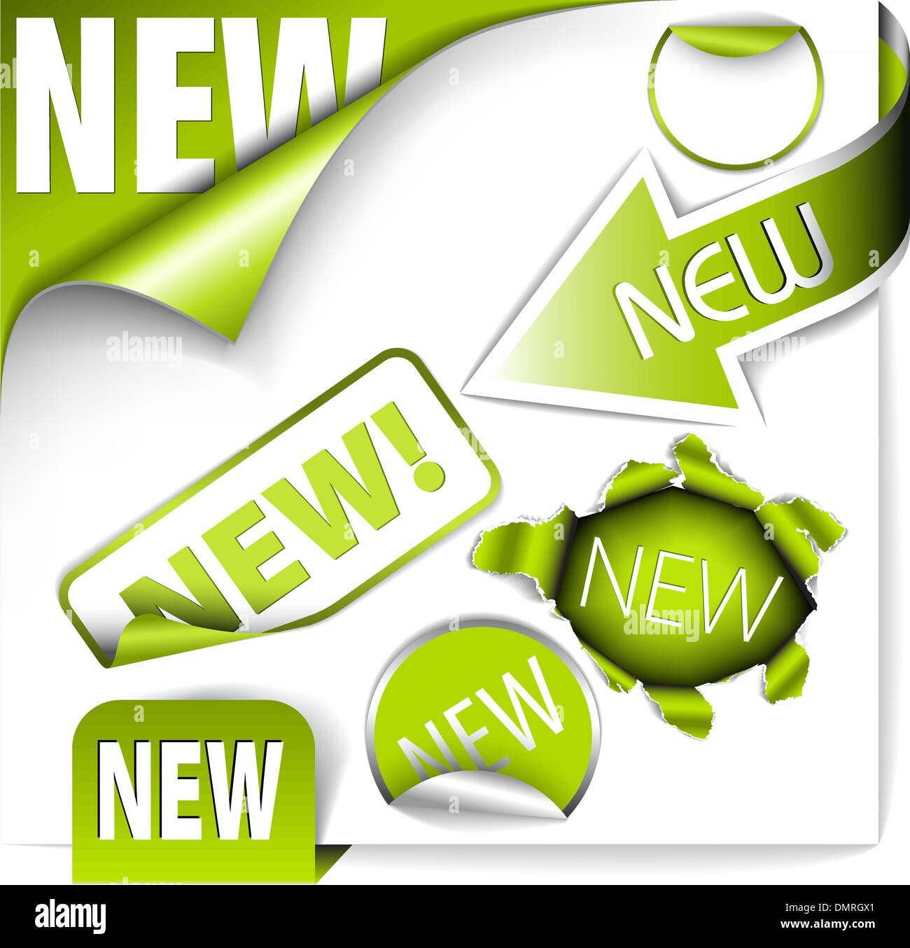 Ribbon for promotional items Stock Vector Images - Alamy