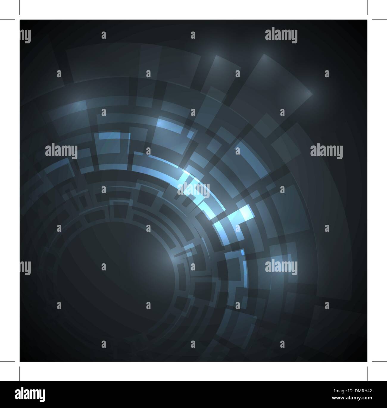 Abstract dark blue technical background Stock Vector Image & Art - Alamy