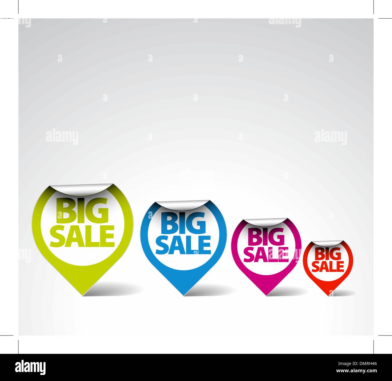 Colorful Round Labels / stickers Stock Vector Image & Art - Alamy