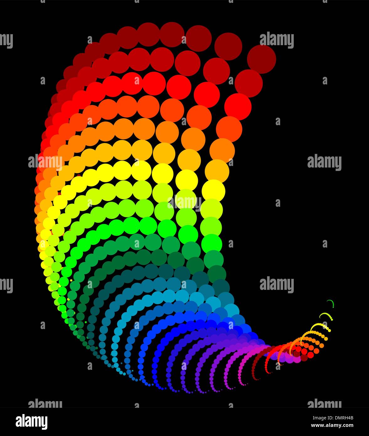 Abstract rainbow dots Stock Vector Image & Art - Alamy