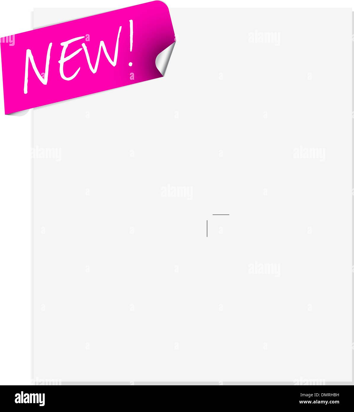 Pink label for some new product Stock Vector Image & Art - Alamy