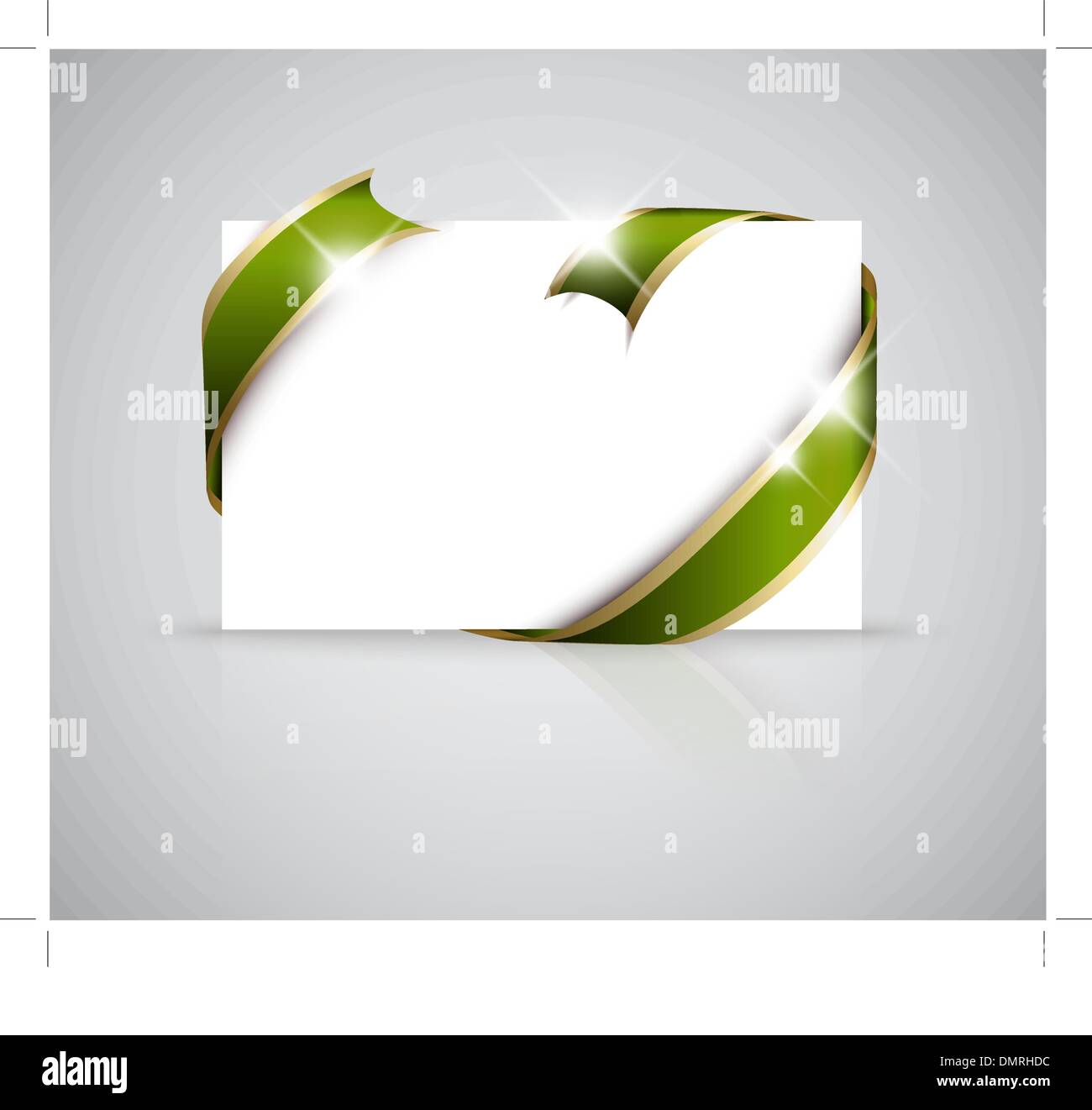 Green wedding card Cut Out Stock Images & Pictures - Alamy