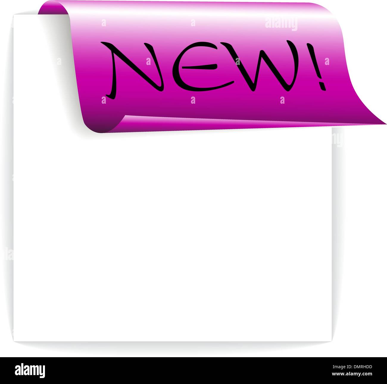 Fresh purple ribbon / paper - bookmark Stock Vector Image & Art - Alamy