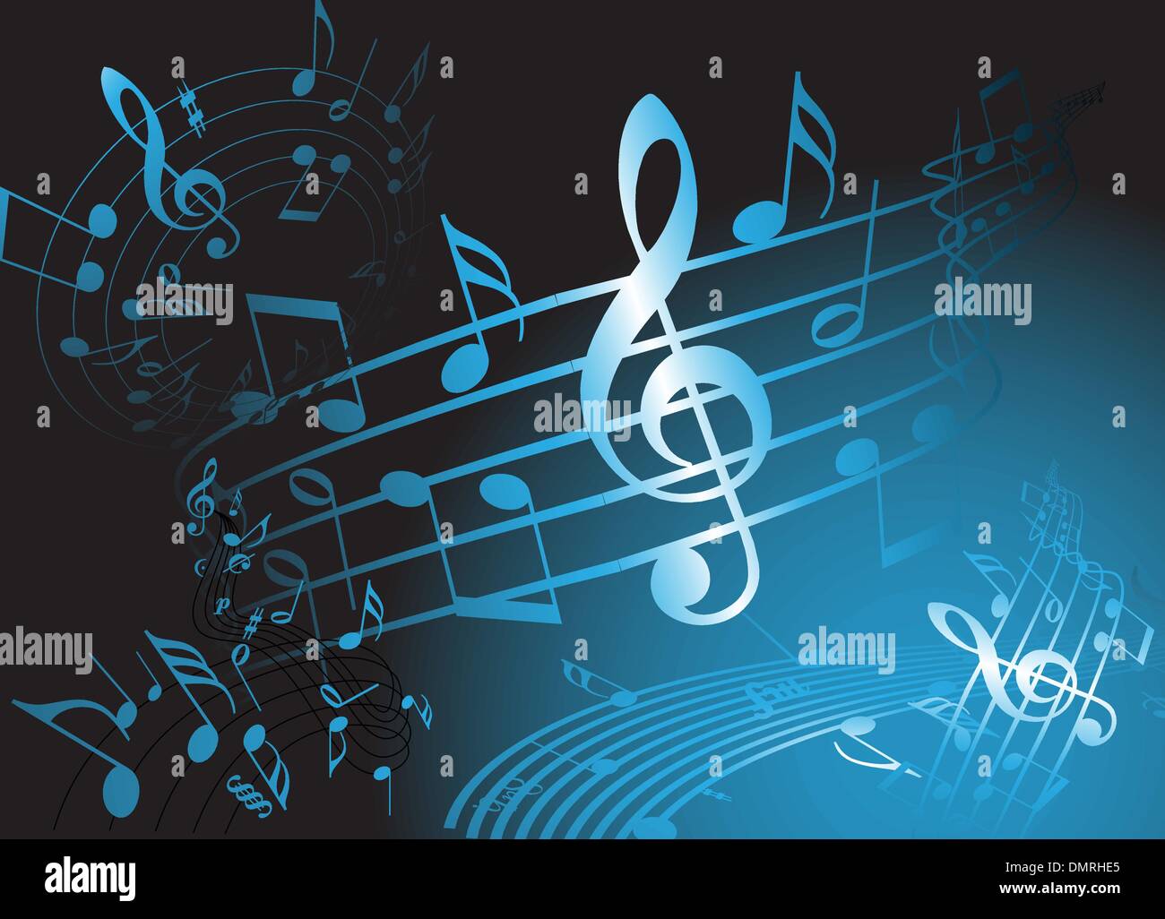 Blue theme background Stock Vector Images - Alamy