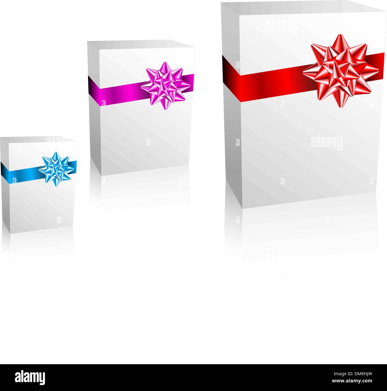 Gift boxes decorative christmas Stock Vector Images - Alamy