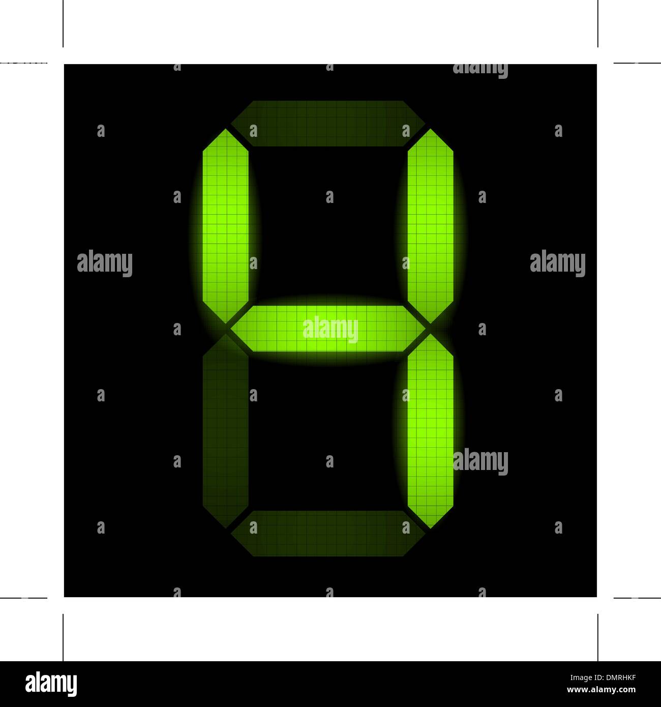 Digital number four Stock Vector Image & Art - Alamy